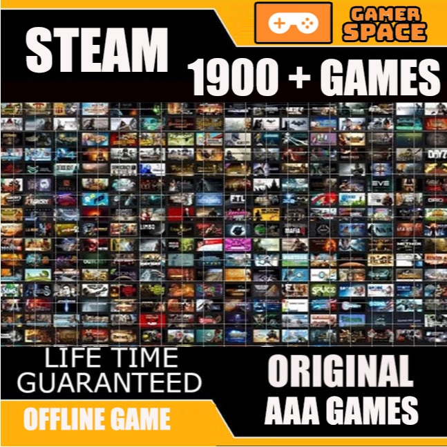 🔥 Steam Games ALL IN 1 | 1900+ GAME | STEAM DECK GAMES LIFETIME ...