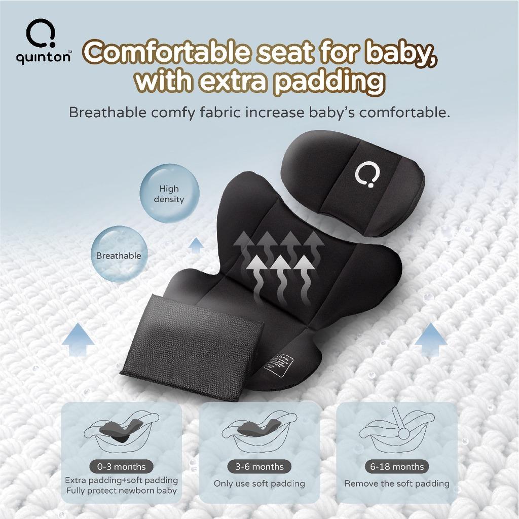 Quinton Miumo I-size Carrier Car Seat | Isofix Support Leg Base ...