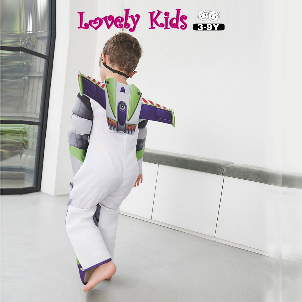 [READY STOCK] 4-14Y Lovely Kids Boy Costume Buzz Lightyear Halloween ...