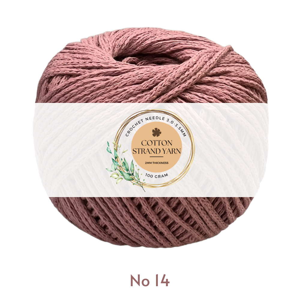 42 Color 100g 2mm Cotton Strand Yarn Hollow Cotton Yarn Benang Crochet ...
