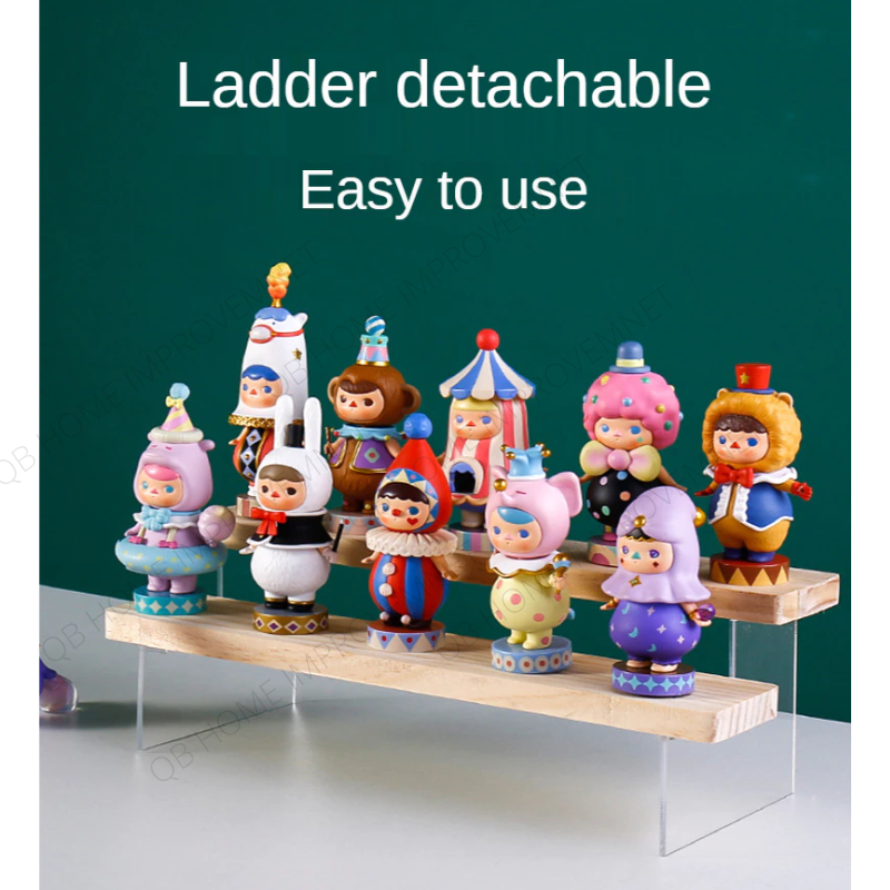 Transparent Acrylic Display Box with Wooden Top Base Dust Proof Acrylic ...