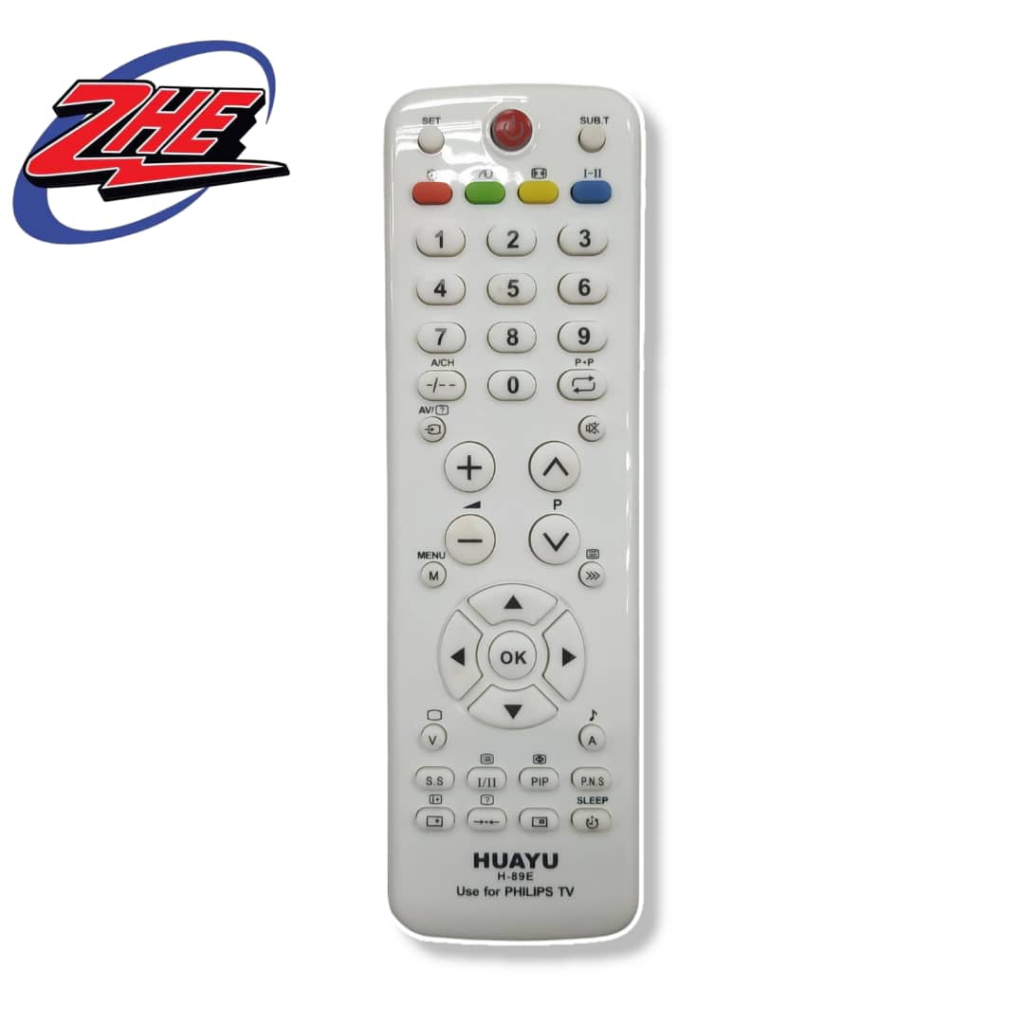 PHILIPS H-89E LCD LED TV REMOTE CONTROL REPLACEMENT HUAYU (0913/522 ...