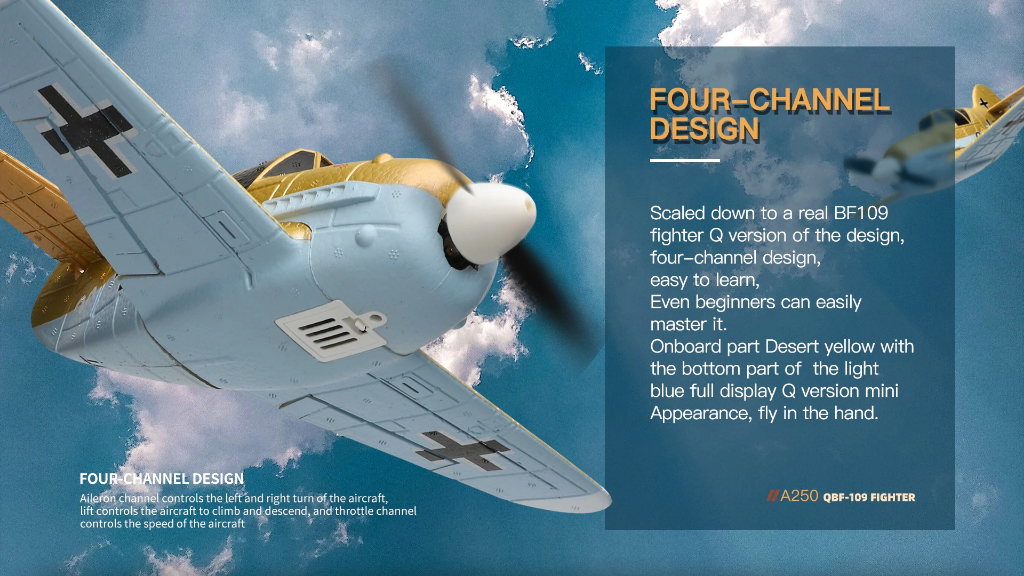 Wltoys XK A250 RC Plane 4 Channel Glider Airplane Brushless Coreless 3D ...