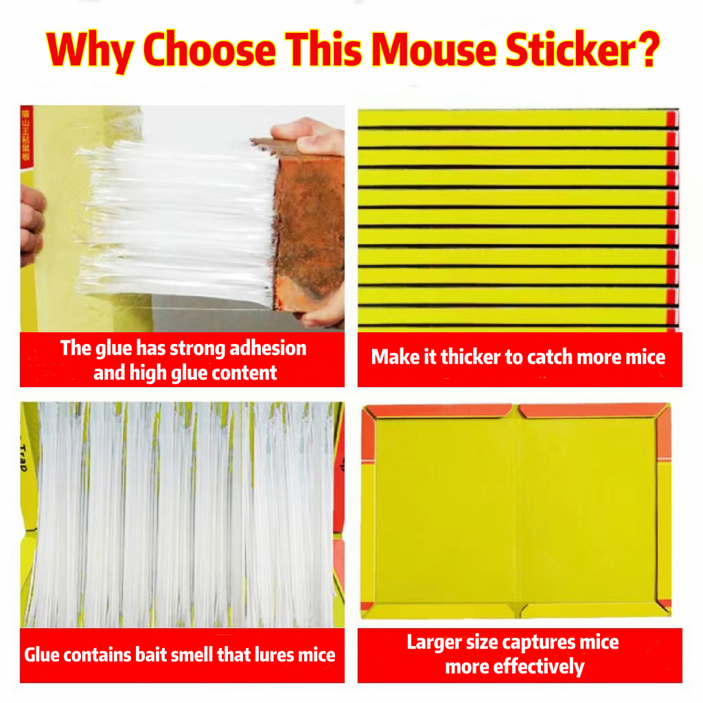 Mouse Trap Glue Gam Tikus Papan Ekstra Lekat Tikus Papan Pelekat Gam ...
