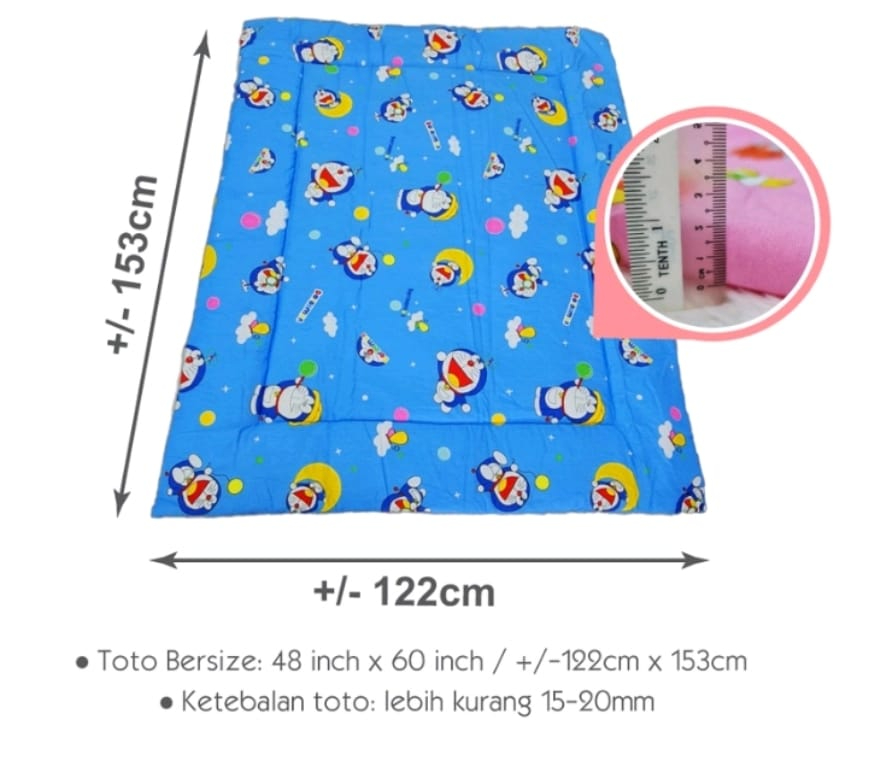 Toto baby bayi Taska tilam buai newborn budak saiz 78x106cm kain cotton ...