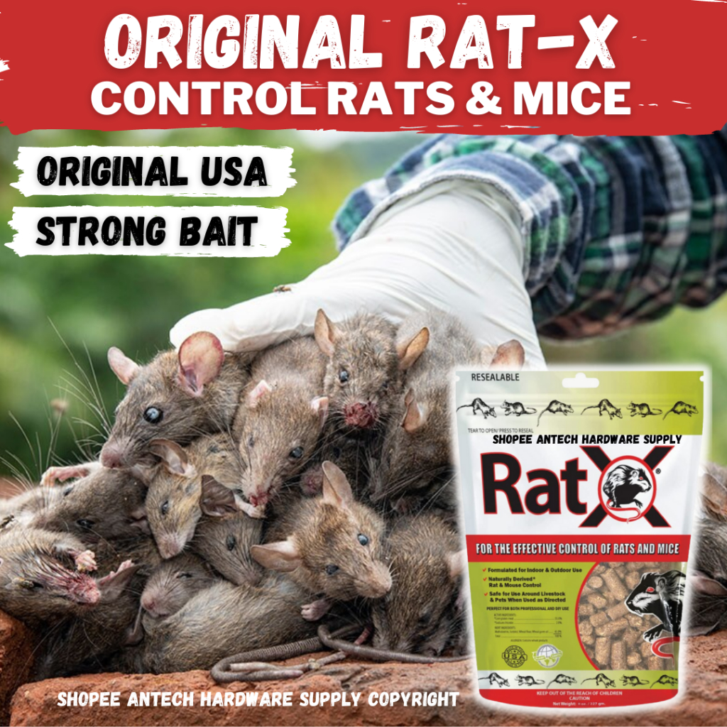 Rat-X 100GM/ Umpan Tikus Ubat Tikus Cepat Berkesan/ Pest control for ...