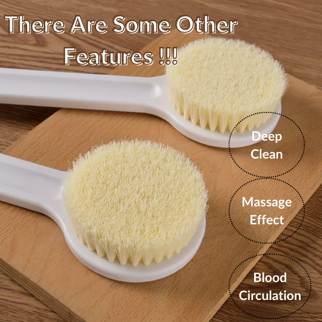 Japanese Back Skin Scrubber Massage Body Soft Shower Brush Bathroom ...
