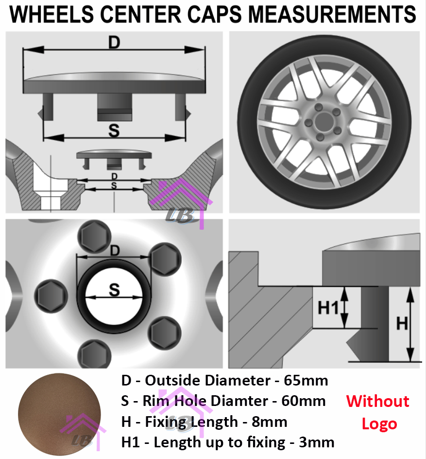 60mm RAVS High Quality Wheel Center Rim Cap Sport Rim Cap | Shopee Malaysia