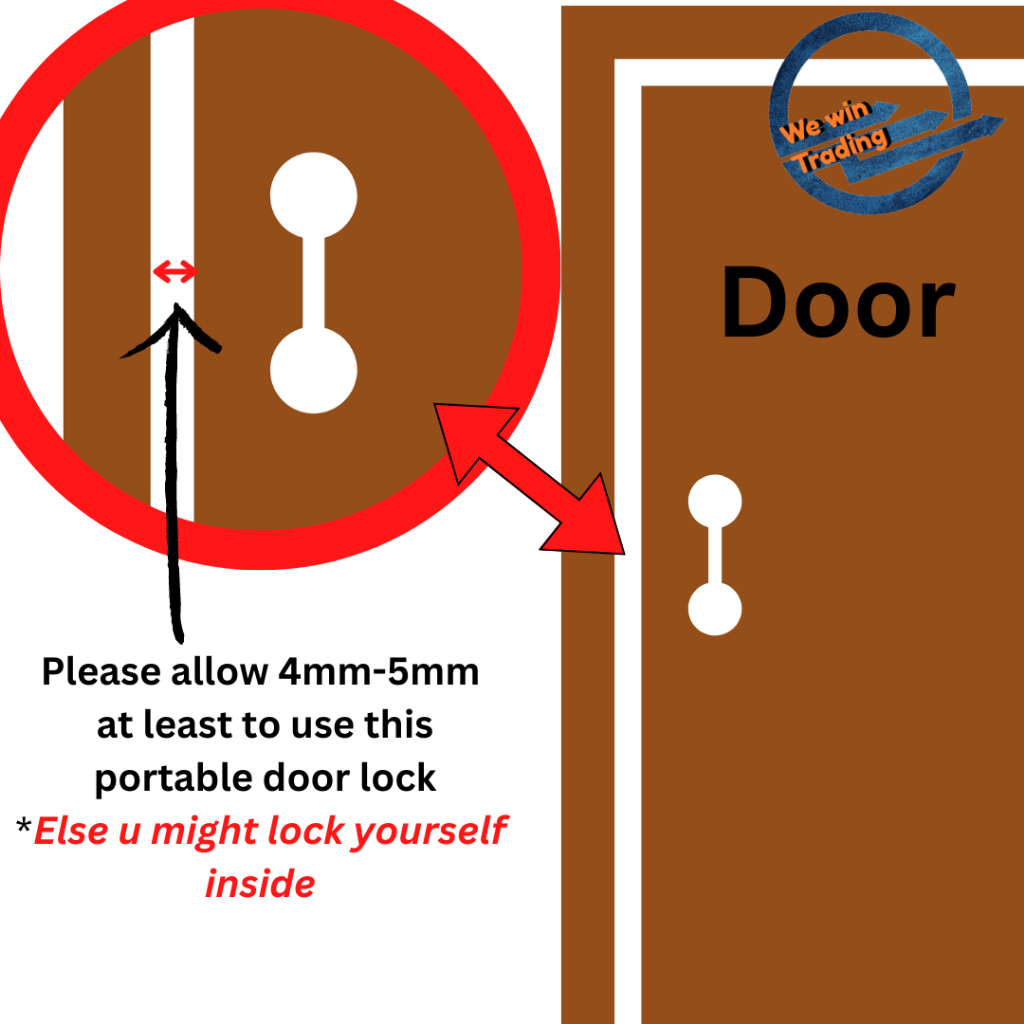 Portable Safety door lock easy to install 防盗夹 lock hotel lock hostel ...