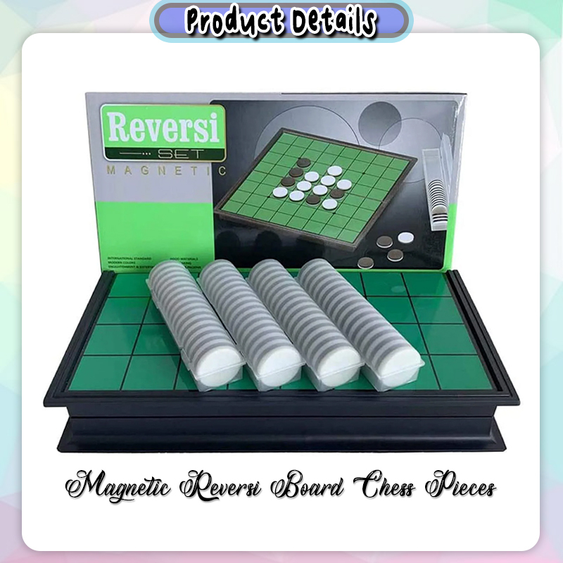 [Blink] 奥赛罗棋黑白棋 Magnetic Foldable Reversi Othello Board Chess Children ...