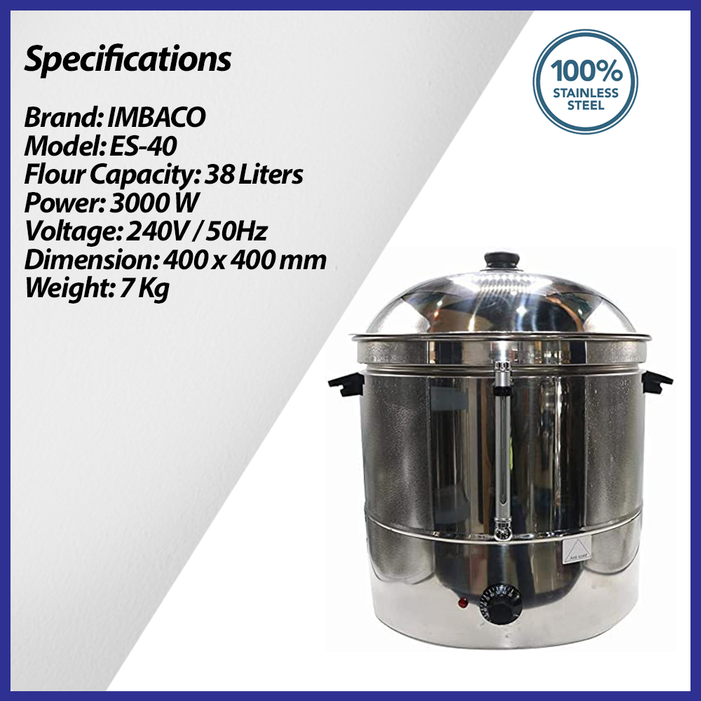 [BUATAN MALAYSIA] Imbaco Stainless Steel Commercial Electric Corn ...