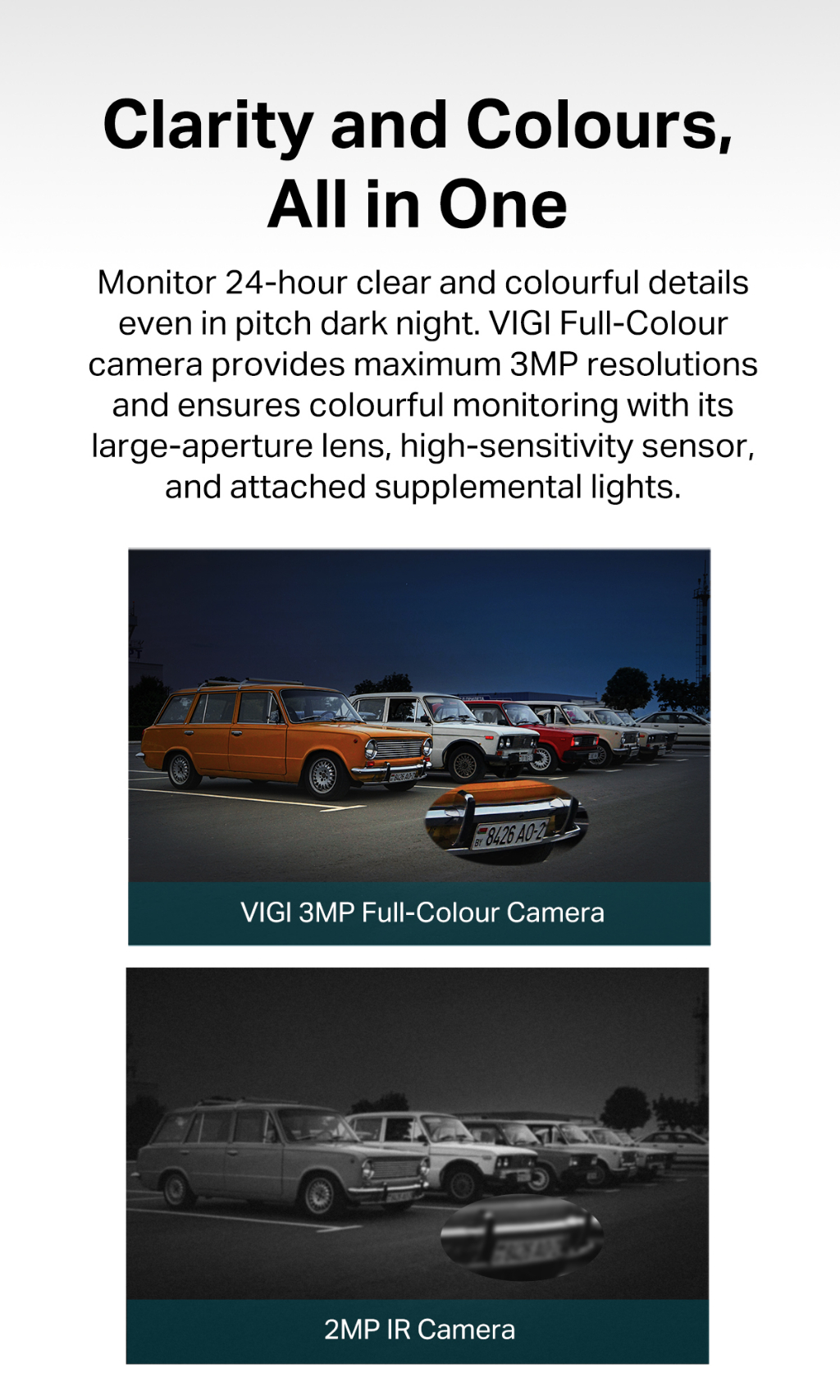 TP-Link 3MP CCTV VIGI C430 Super-HD Full-Color Turret Wired IP Network ...