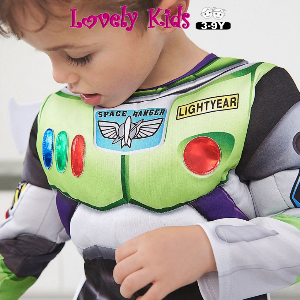 [READY STOCK] 4-14Y Lovely Kids Boy Costume Buzz Lightyear Halloween ...