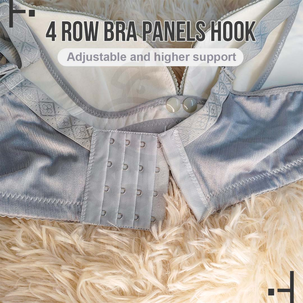 🐮Moo Baby Bra Untuk Ibu Menyusu Double Button Bra Breast Feeding Push ...