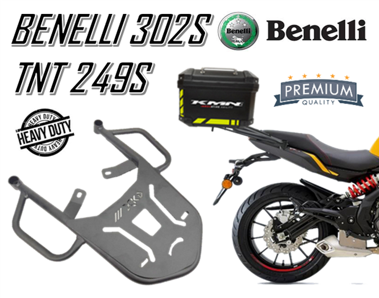 BENELLI TNT 249S BN 302S TOP BOX RACK MONORACK HEAVY DUTY HIGH QUALITY ...