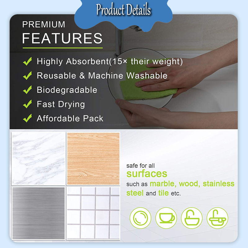 [Little B House] 5pcs Germany DM Profissimo Schwammtücher Dishcloth ...