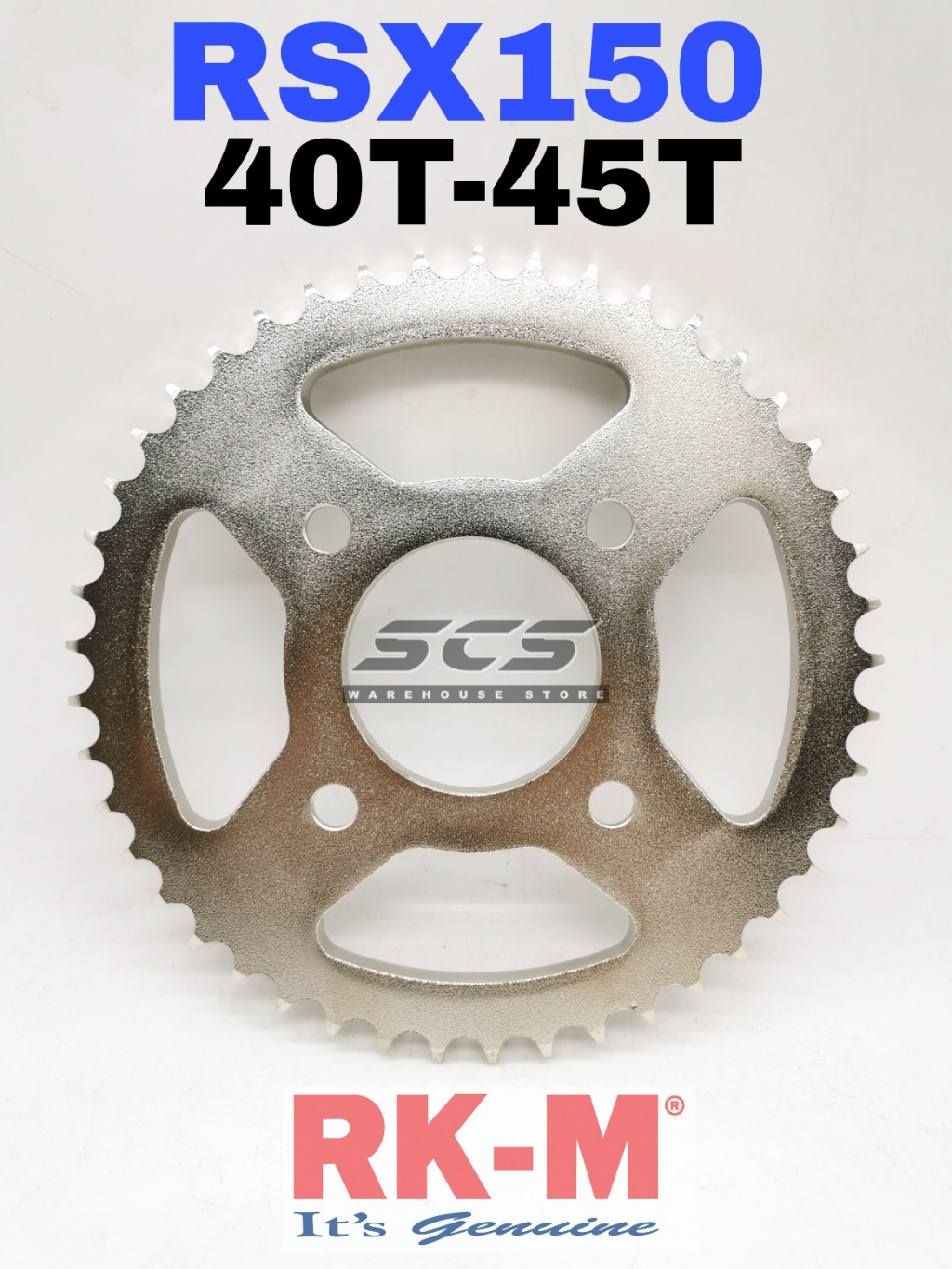 RKM Sprocket Complete Set Honda RSX150 Rantai RK 428 KLO O-Ring Chain ...