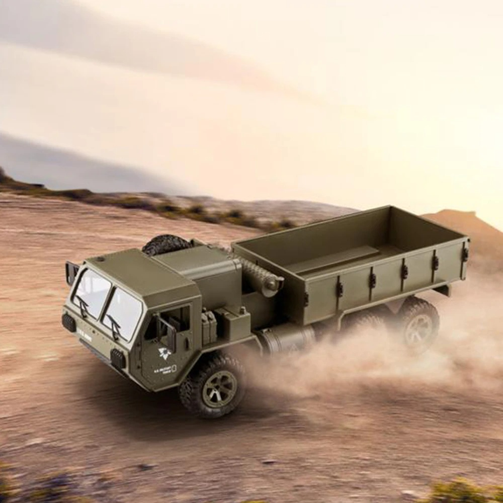 FY004 RC Us Military Truck 6WD Off-road Remote Control Car Full Scale ...