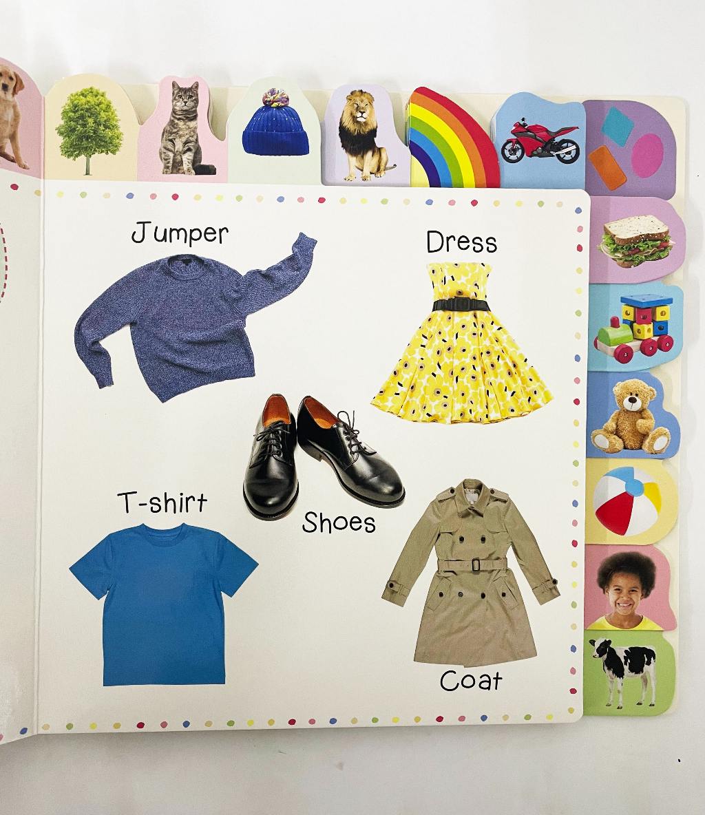 My First 100 Words Board Book For Toddlers & Preschool Kids To Learn ...