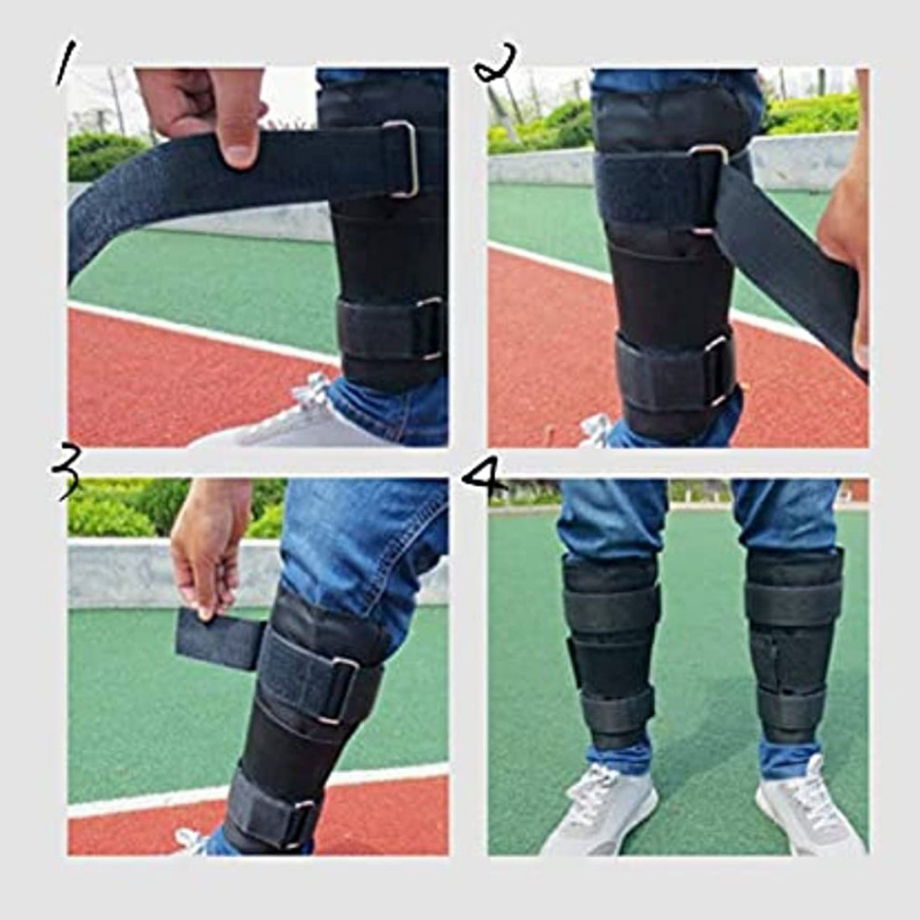 4KG One Pair Weight Straps For Leg, Adjustable Loading Weighted Leg ...