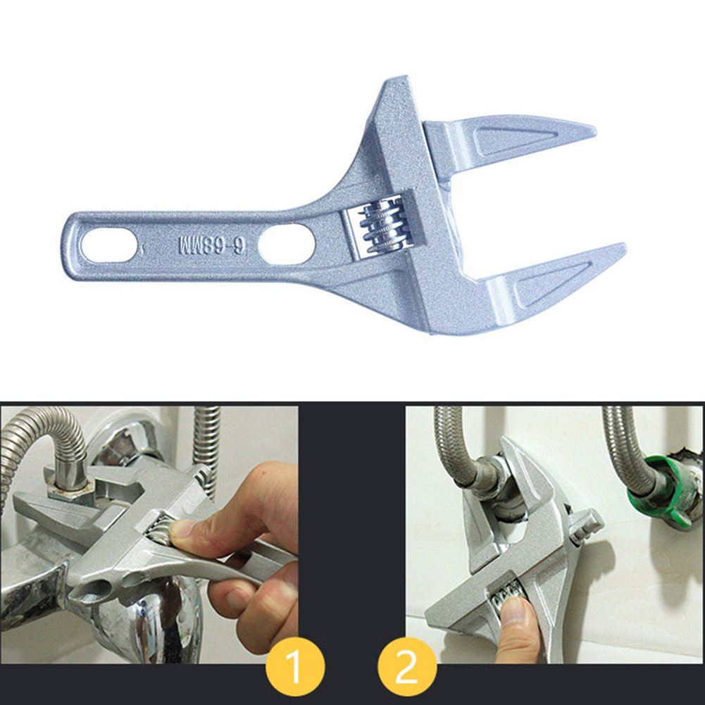 Trand88 Bathroom Live Wrench Multifunctional Adjustable Large Opener Tool Mini Spanner Spanar ...