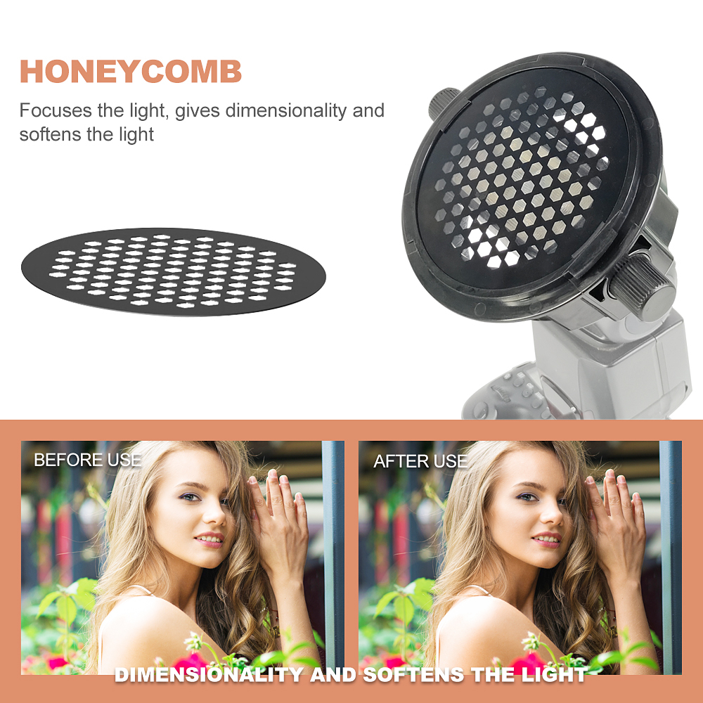 GS Professional Quick Release Bounce Reflector Modifier With Honeycomb ...