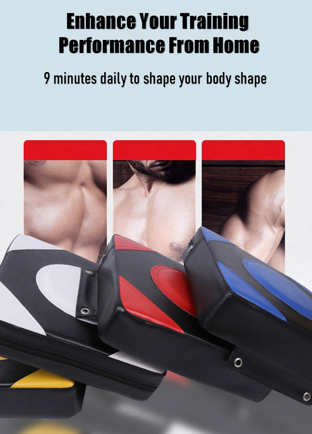 Big Size 40x40x10cm Taekwondo Kicking Wall Focus Target Pad Boxing Wall ...