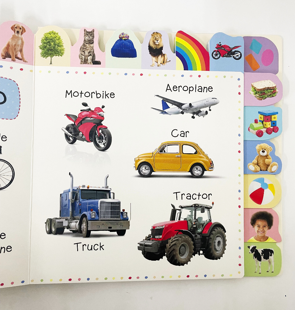 My First 100 Words Board Book For Toddlers & Preschool Kids To Learn ...