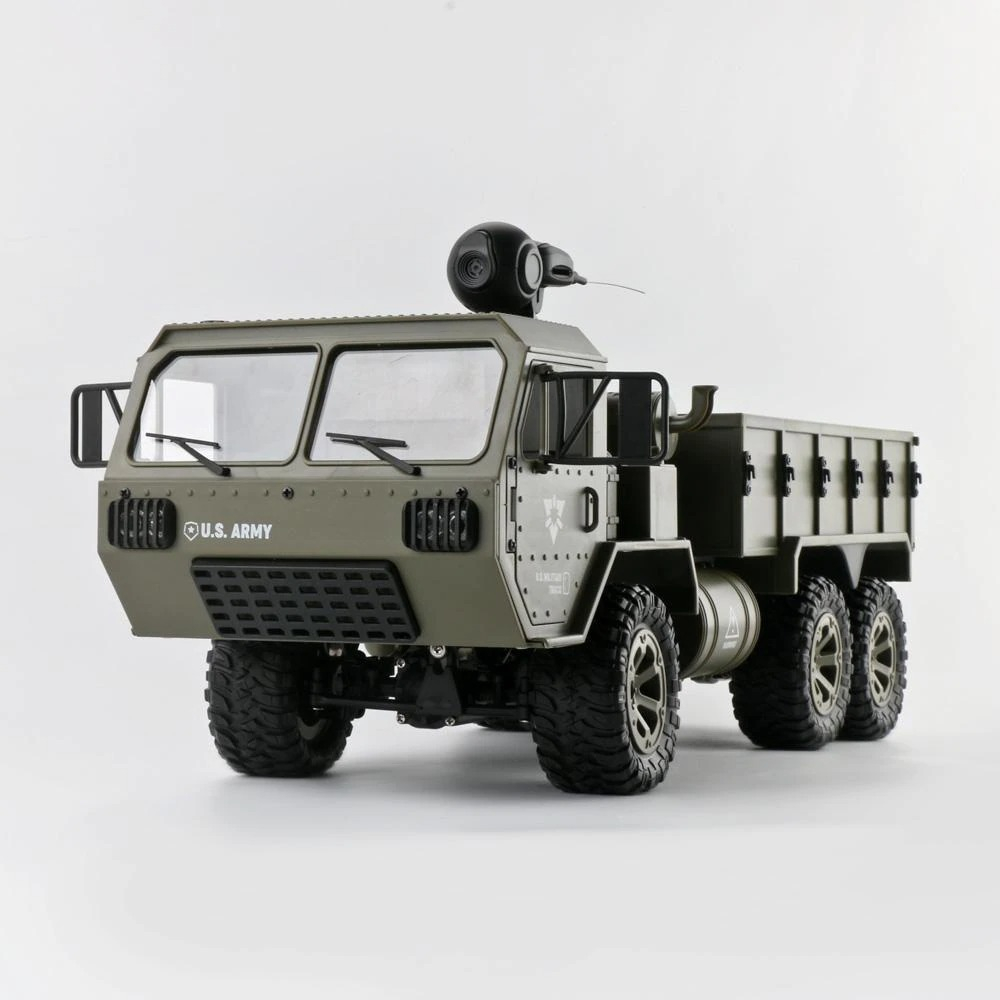 FY004 RC Us Military Truck 6WD Off-road Remote Control Car Full Scale ...