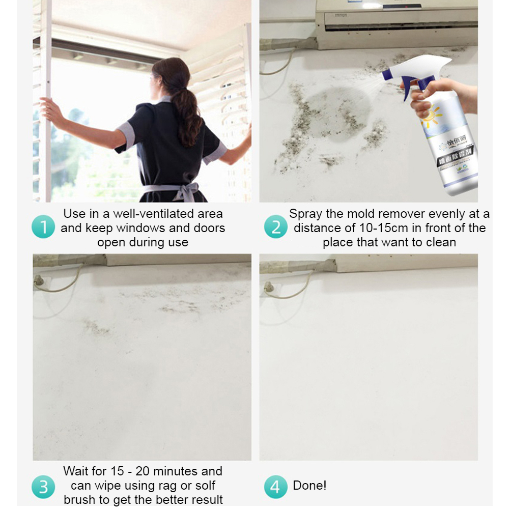 Mold Remover Bersih Kulat Wall Ceramic Tile Corner Mildew Remover Mold ...
