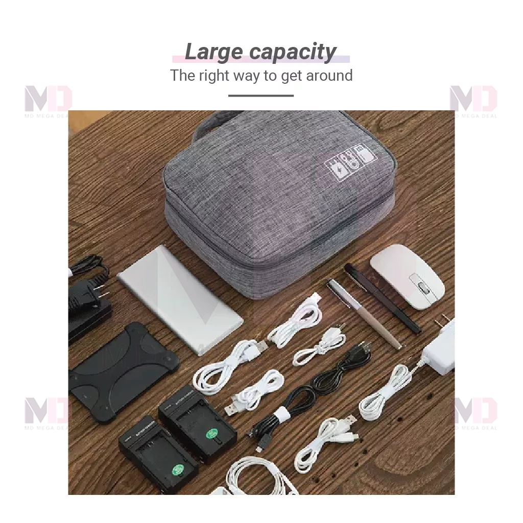 《Mega Deal》Travel Electronic Bags Gadget Organizer Bag USB Cable ...