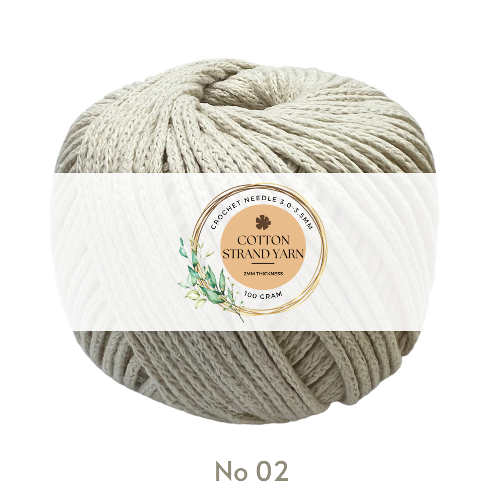 42 Color 100g 2mm Cotton Strand Yarn Hollow Cotton Yarn Benang Crochet ...