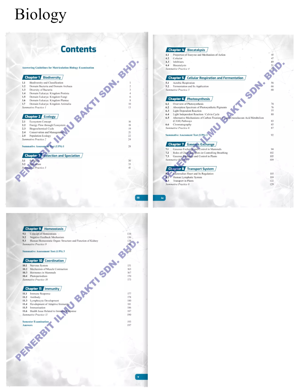 Matriculation Reference Text Mathematics / Chemistry / Physics ...