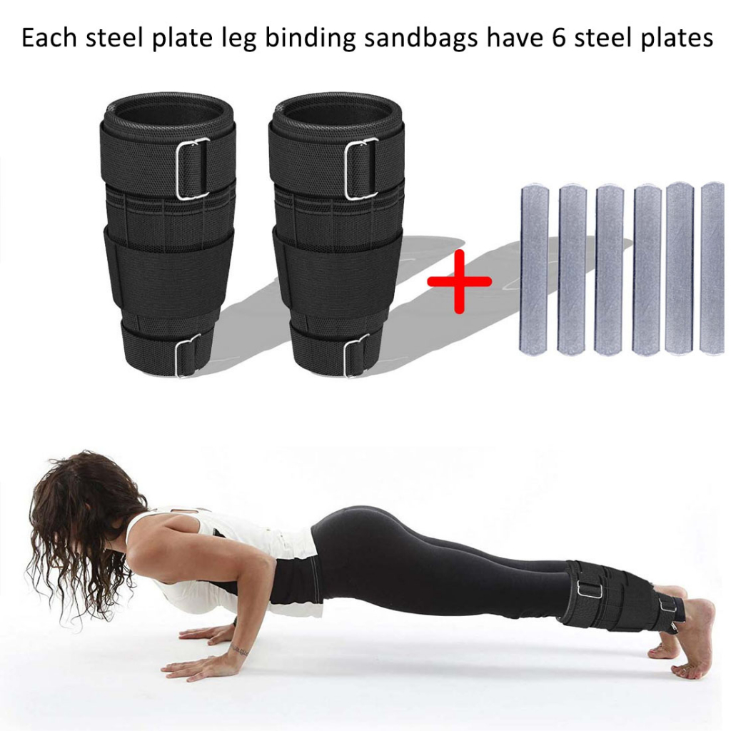 4KG One Pair Weight Straps For Leg, Adjustable Loading Weighted Leg ...