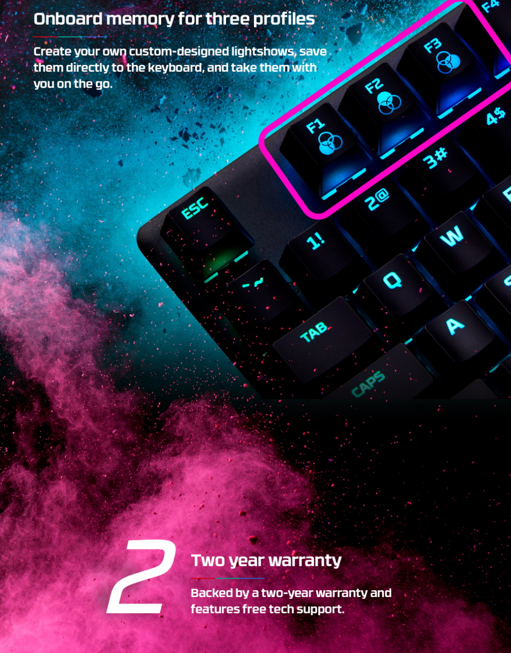 HyperX Alloy Origins Mechanical Wired Gaming Keyboard - Red Switch ...