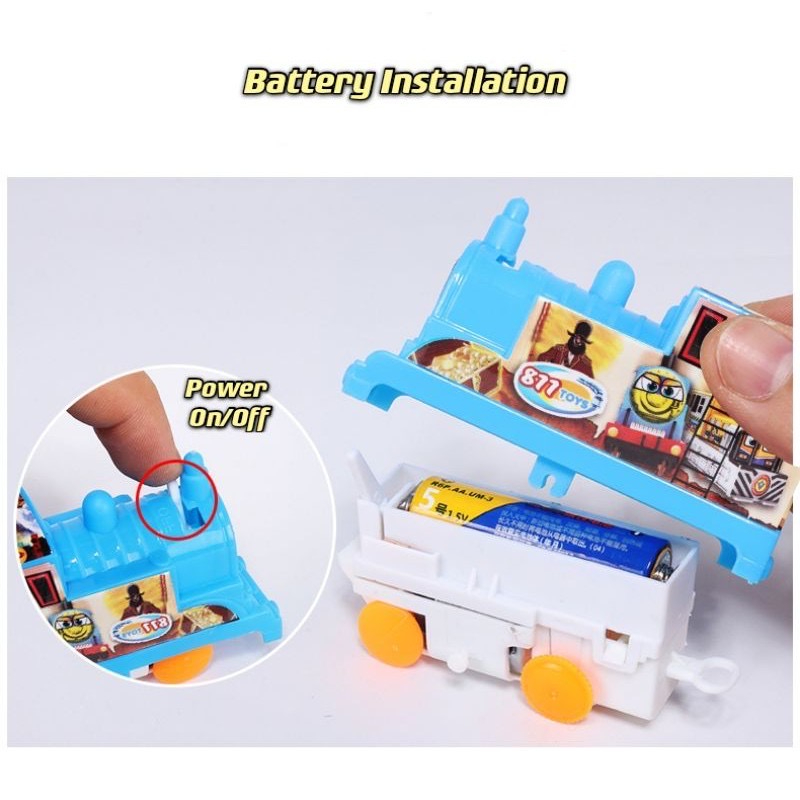 Kids Electric Train Toys Playsets Children Toys Mainan Kereta Api ...