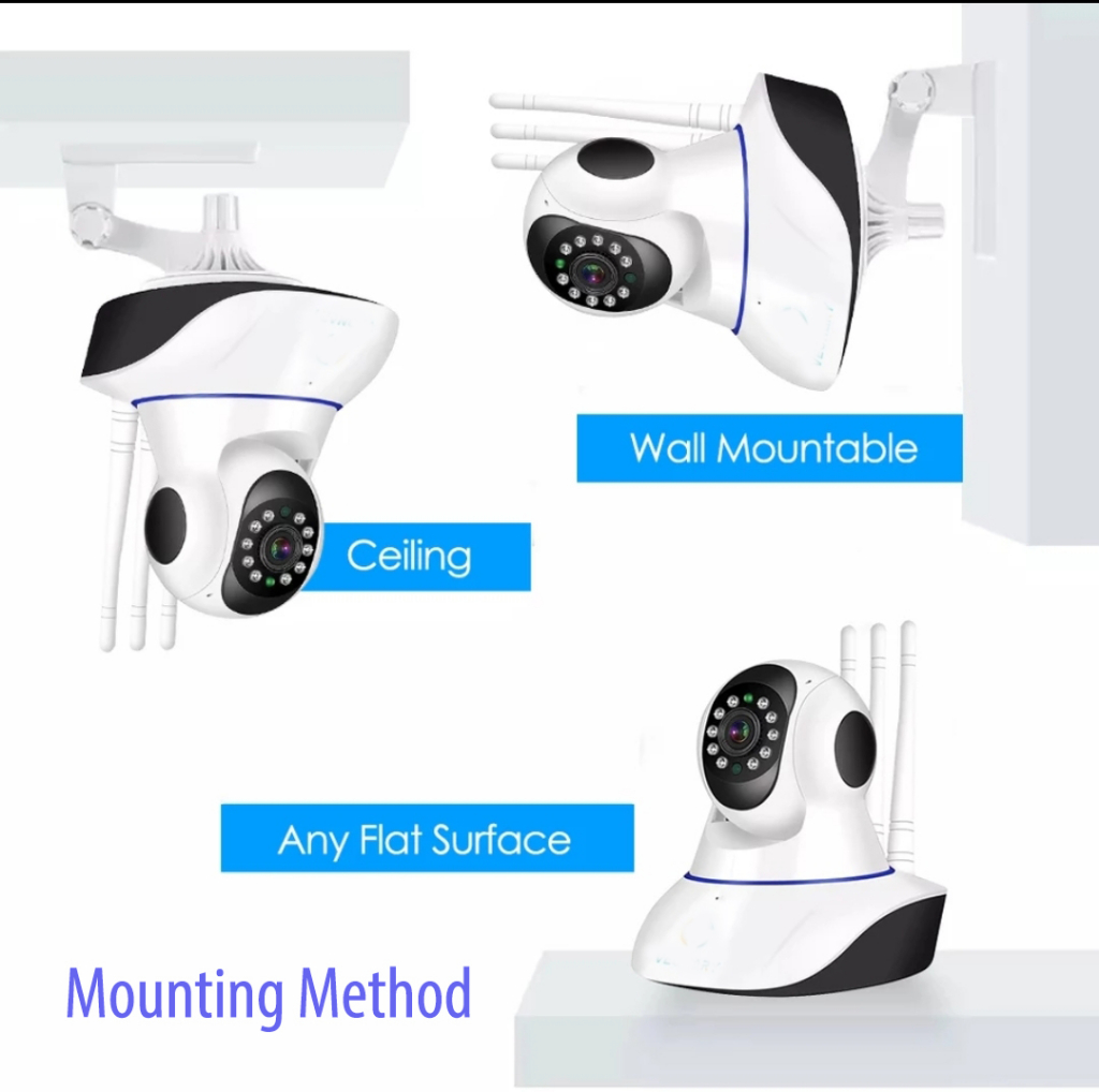 V380 Pro 5MP 2.5K HD Indoor PTZ Wireless Wifi CCTV Smart IP Camera ...