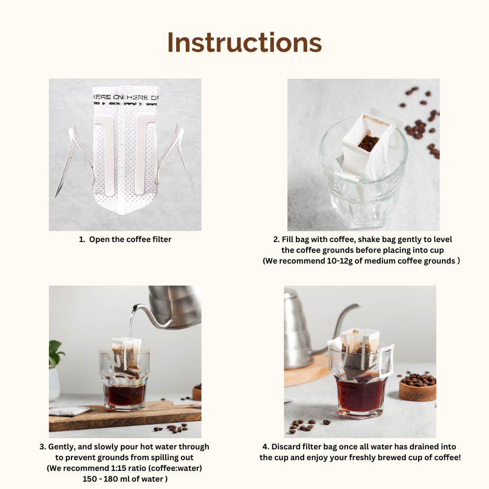 Hanging Ear Drip Coffee Filters (Bag of 50s) | Shopee Malaysia