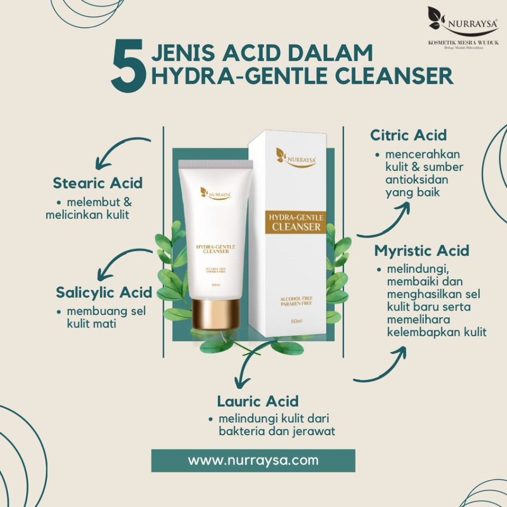 Ready Stock Original Pencuci Muka Nurraysa New Hydra Gentle Facial ...
