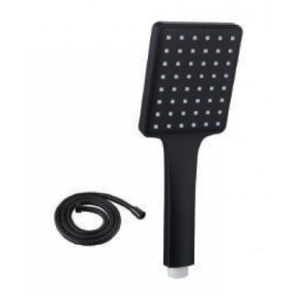 Saniware Hand Shower With Holder And Flexible Hose Square Hand Shower ...