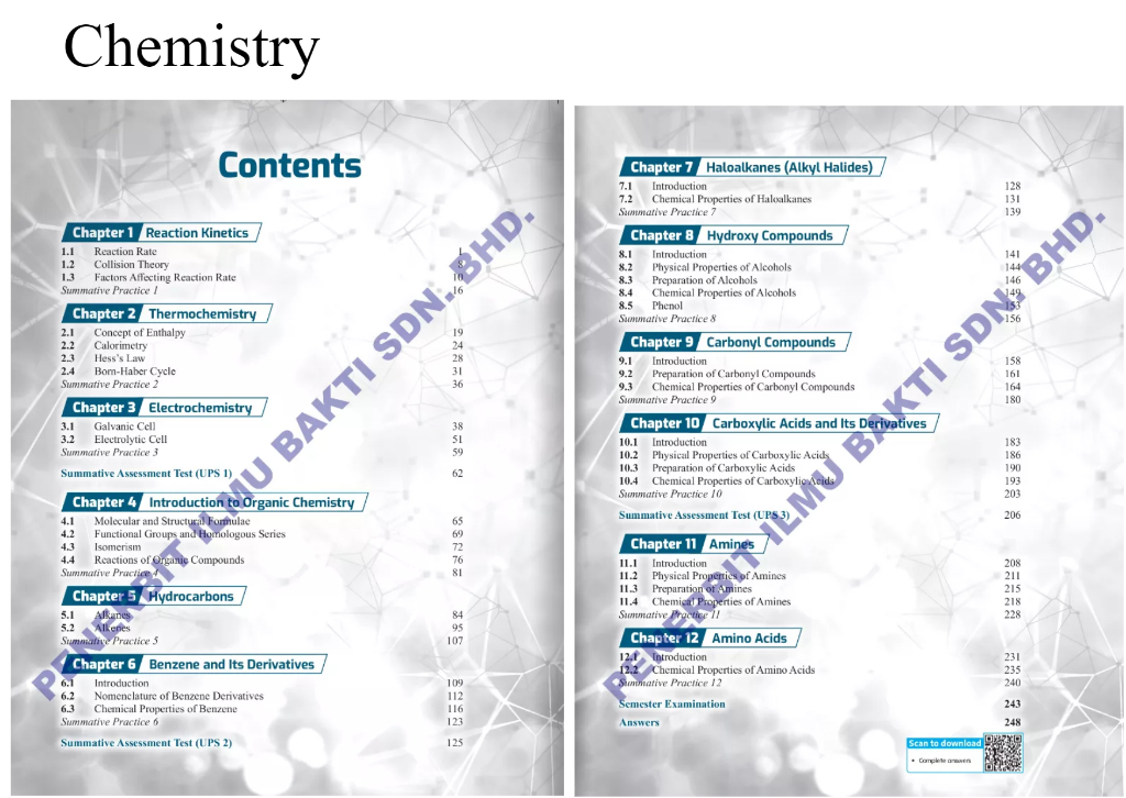 Matriculation Reference Text Mathematics / Chemistry / Physics ...