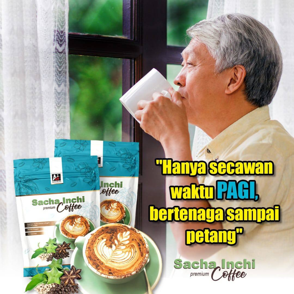 🔥HOT🔥 KOPI SACHA INCHI VIRAL (15 sachets) Ai Global Premium Sacha Inchi ...