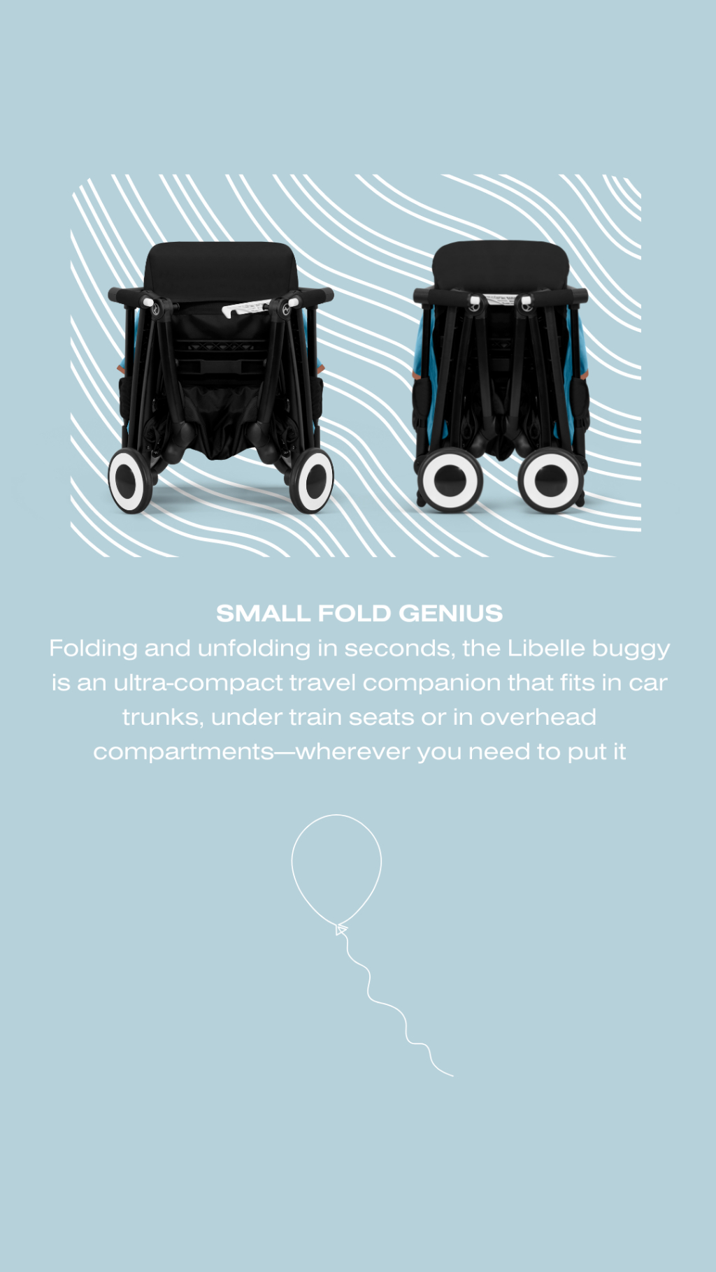 Cybex Libelle Small fold Compact Baby Stroller (5.9kg) | Shopee Malaysia