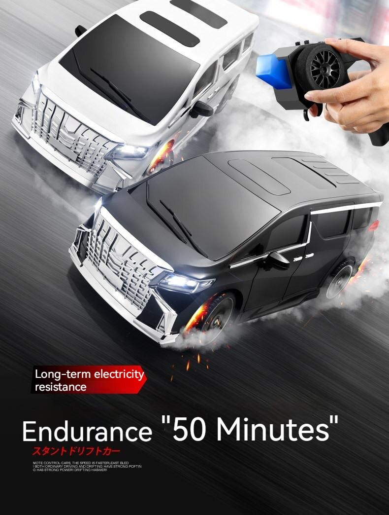 (NEW) LDRC 1/18 RC Drift Car LD1899 GTR R34 RWD Racing Car LD1899 Gyroscope ESC Radio Light ...