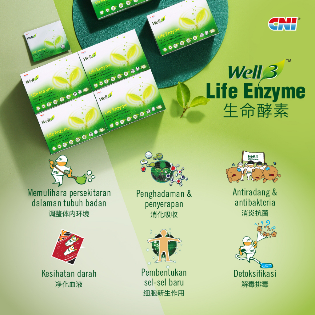 CNI Life Enzyme 30 x 4g - Advanced Enzyme Complex for 生命酵素, Anti ...