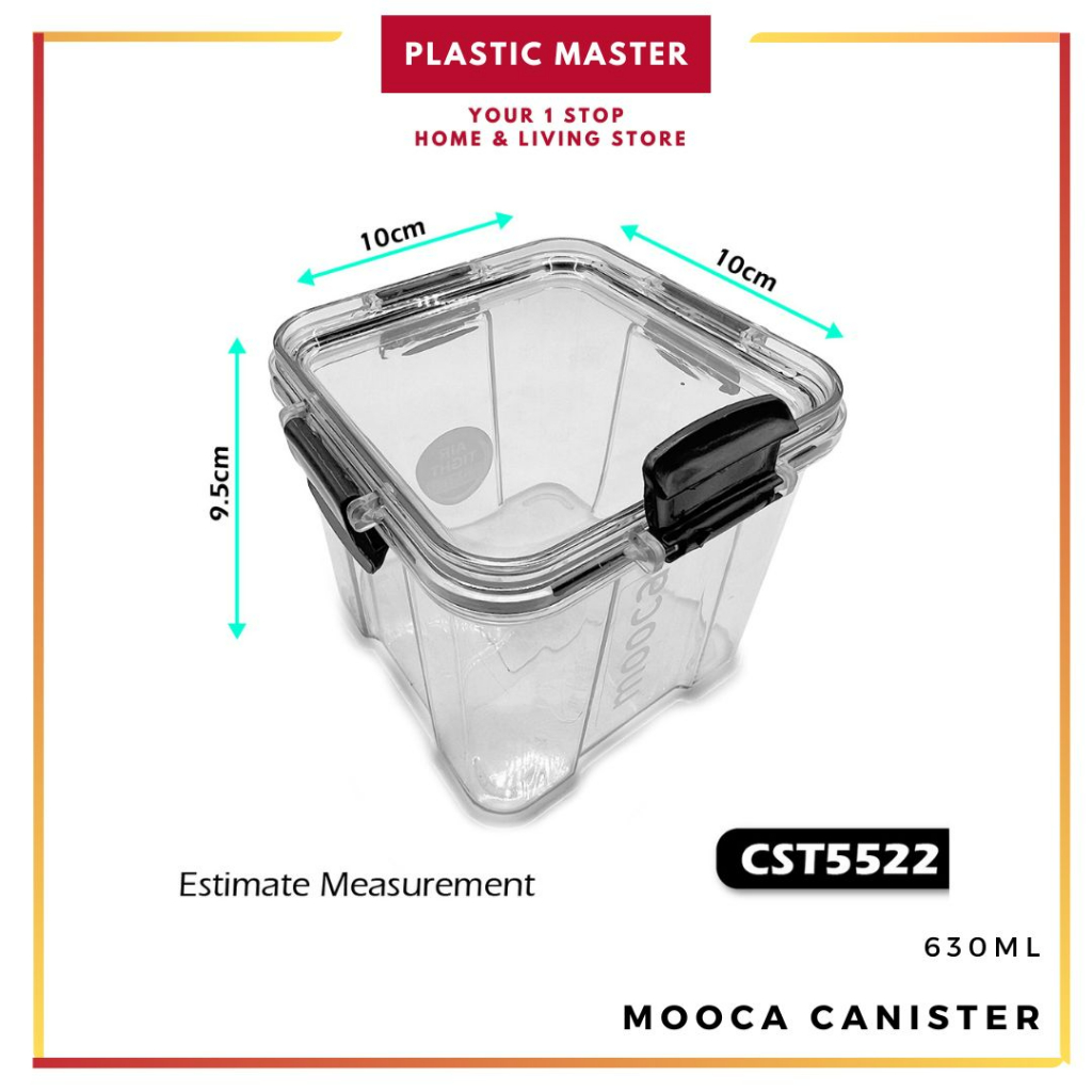 Mooca Canister Plastic Storage Food Container Food Storage Plastic ...