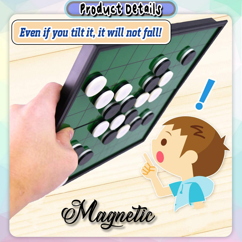 [Blink] 奥赛罗棋黑白棋 Magnetic Foldable Reversi Othello Board Chess Children ...
