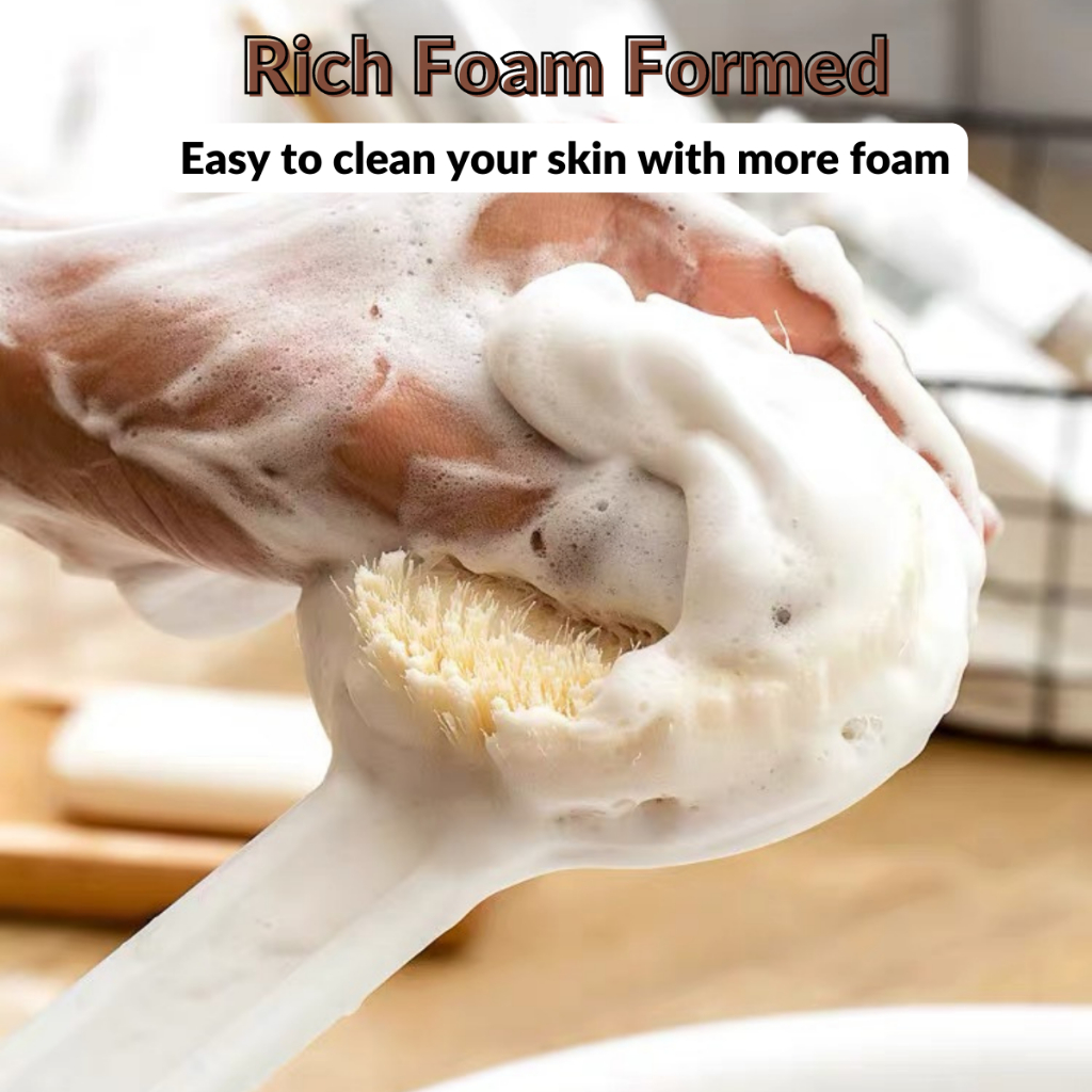 Japanese Back Skin Scrubber Massage Body Soft Shower Brush Bathroom ...