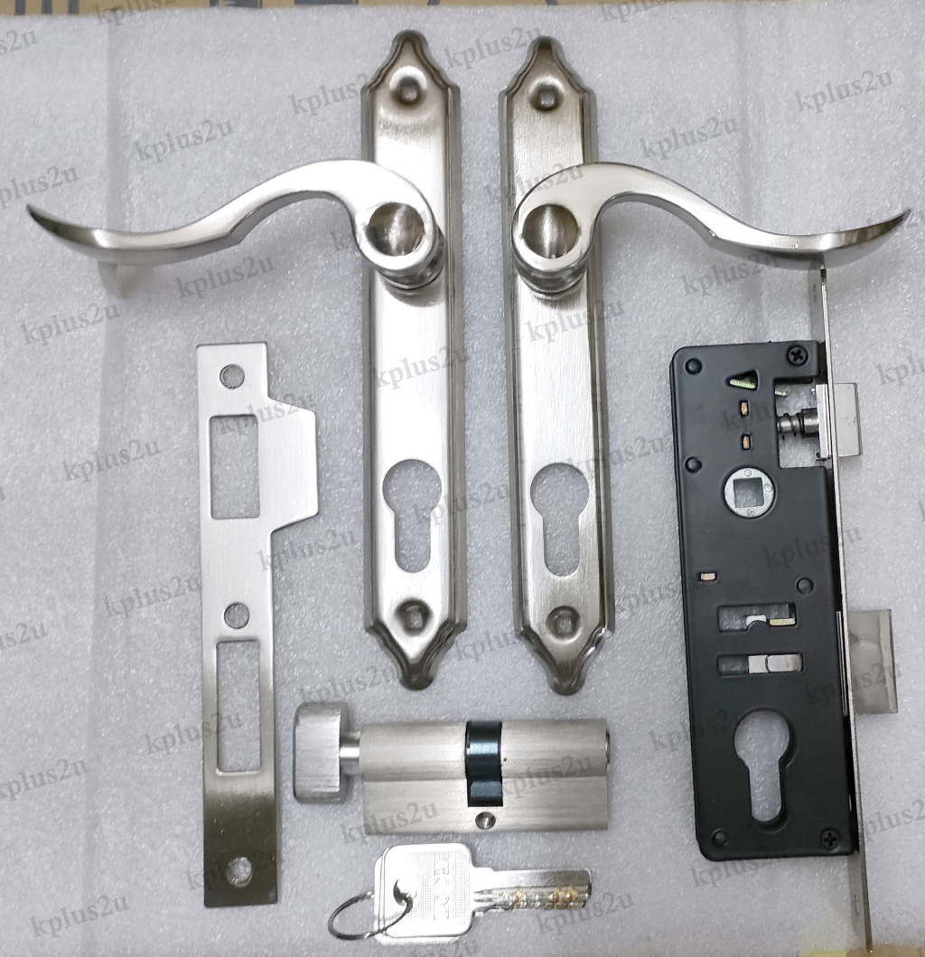 Stainless Steel Grill Door Lock Lever Mortise Lock Iron Door Aluminum ...
