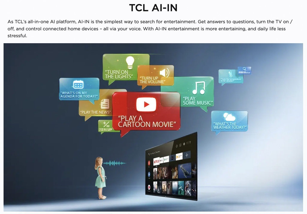 TCL 65"/55"/50"P615 4K UHD HDR 10 ANDROID 9.0 AI GOOGLE ASSISTANT SMART ...